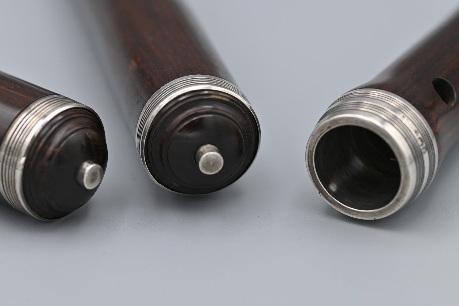 Seven-keyed cocuswood flute – MONZANI, Tebaldo - VM Collectables