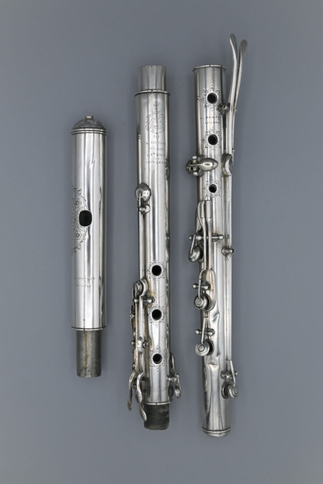 Double-wall silver flute – Agostino RAMPONE - VM Collectables