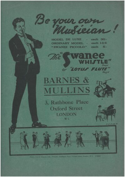 Swanee whistles – who was behind the name? - VM Collectables