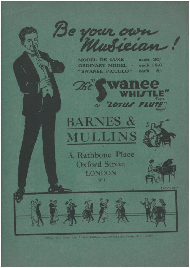 Swanee whistles – who was behind the name? - VM Collectables
